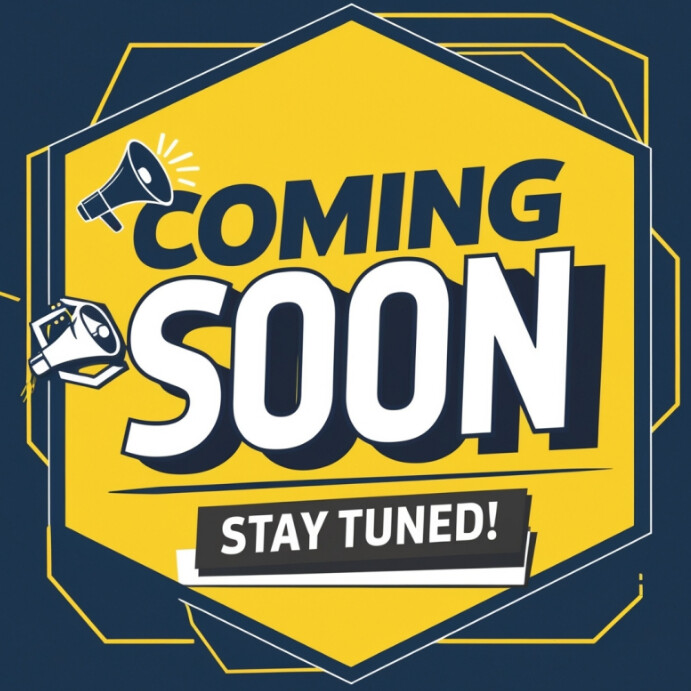 Coming Soon Stay Tuned Template | PosterMyWall