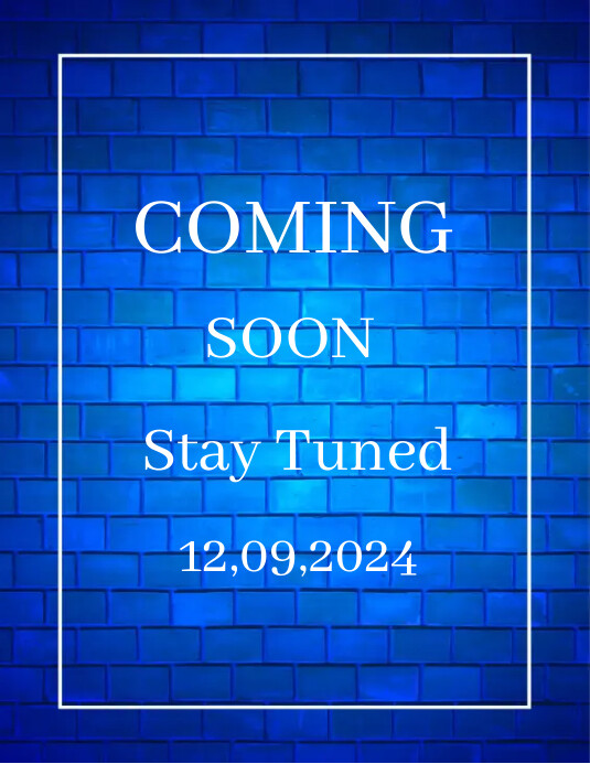 Coming soon template | PosterMyWall