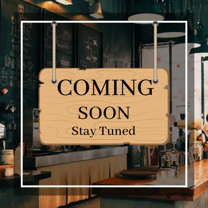 Coming soon template | PosterMyWall