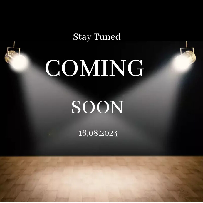 Coming soon template | PosterMyWall