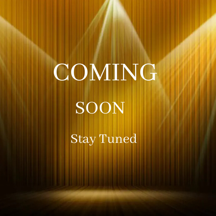 Coming soon template | PosterMyWall