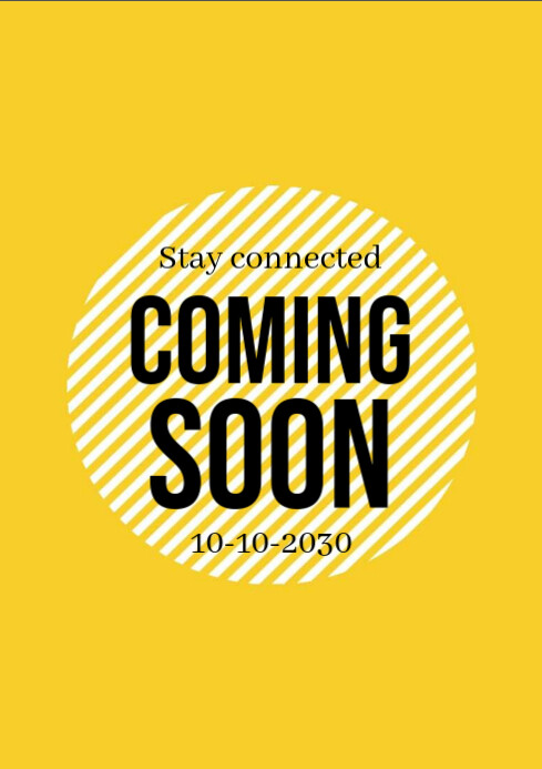 Coming soon template | PosterMyWall