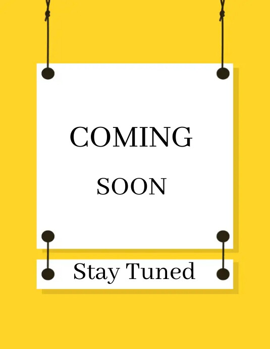 Coming soon template | PosterMyWall