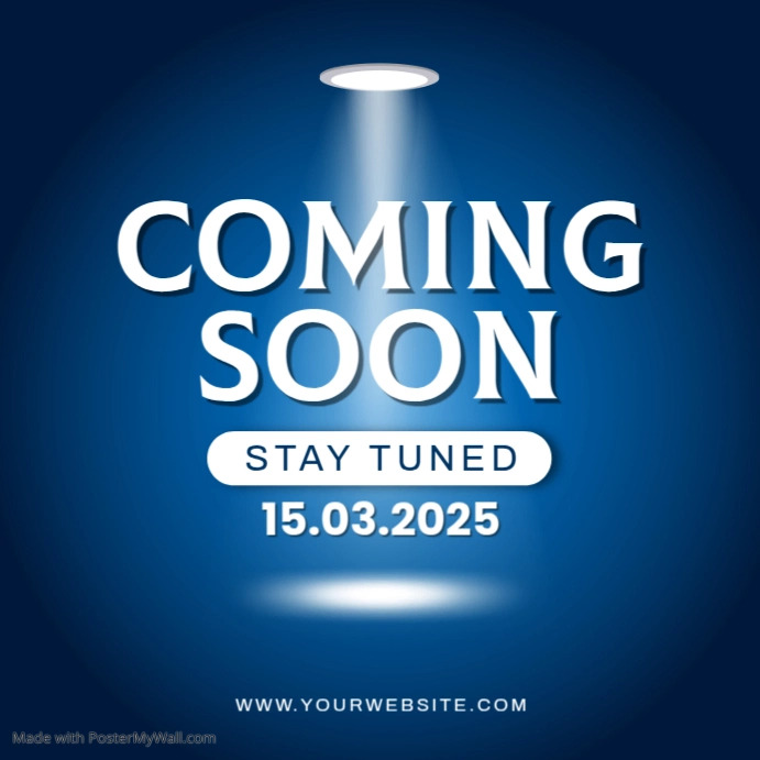 Copy of Coming Soon Template | PosterMyWall