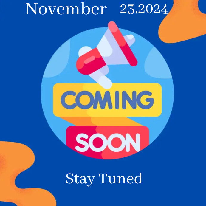 Plantilla de Coming soon template | PosterMyWall