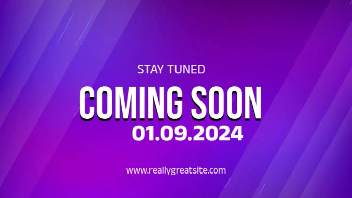 coming soon video coming soon animation Template | PosterMyWall