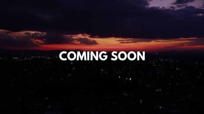 Coming Soon Video Template | PosterMyWall