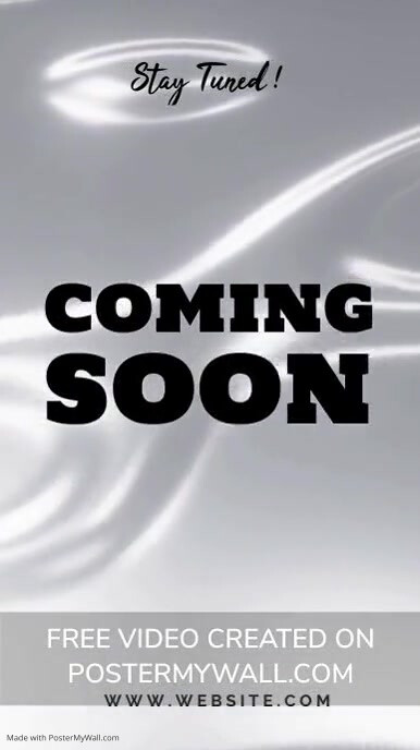 Copy of COMING SOON VIDEO TEMPLATE | PosterMyWall