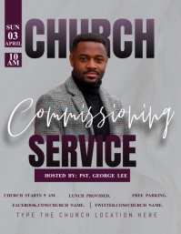 Commissioning service poster Template | PosterMyWall
