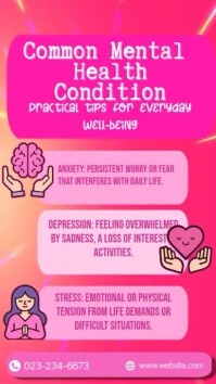 Common Mental Health Condition Template | PosterMyWall