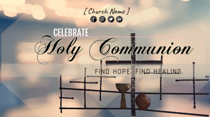 Communion (1) Template | PosterMyWall