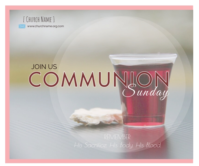 Communion Template | PosterMyWall