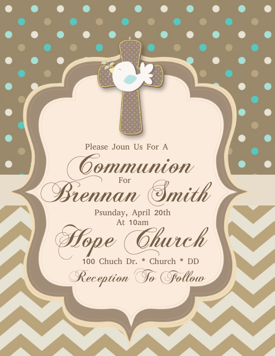 Communion Template | PosterMyWall