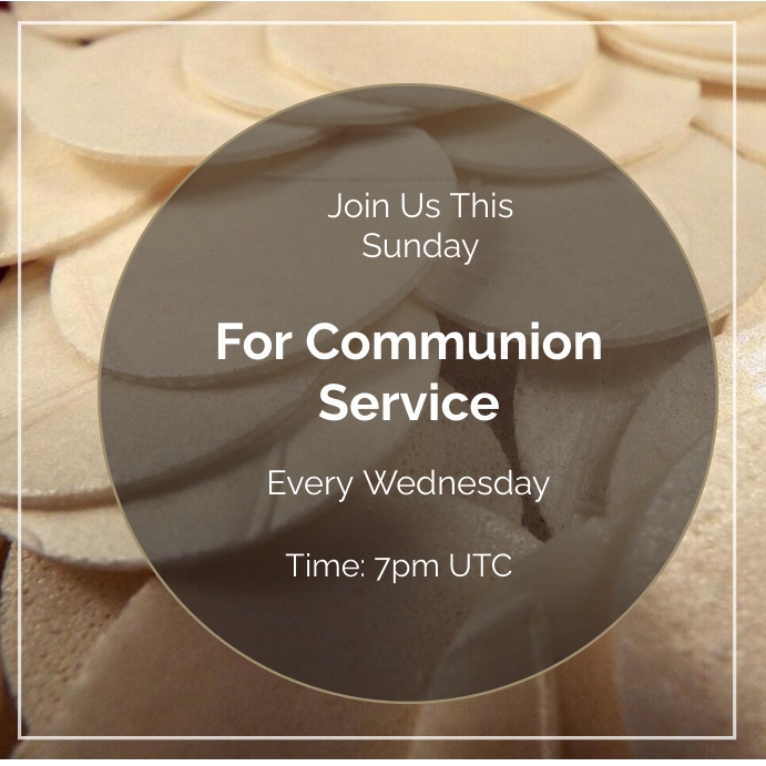 Communion Flyers (2) Template | PosterMyWall