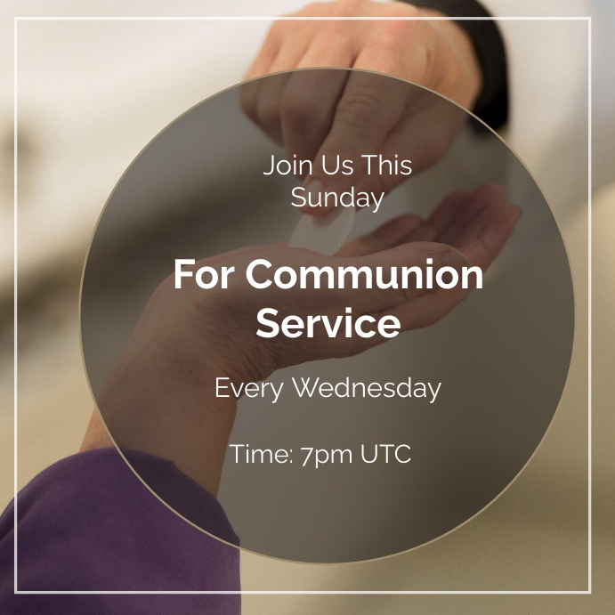 Communion Flyers Template | PosterMyWall