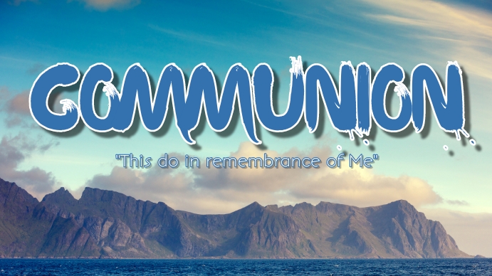 Copy of communion mountain background | PosterMyWall