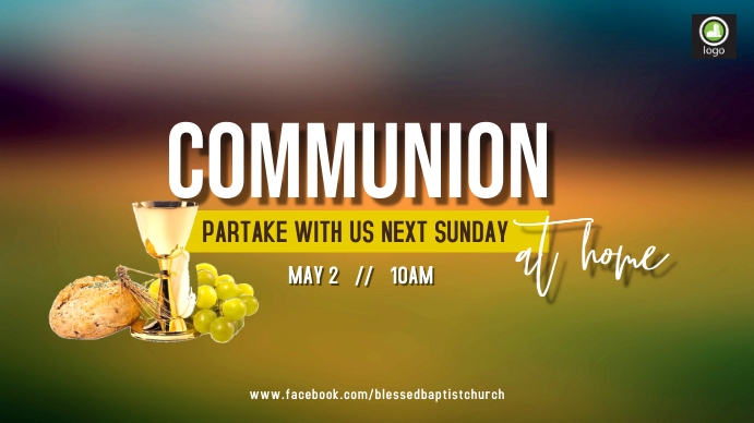 Communion Service Template | PosterMyWall