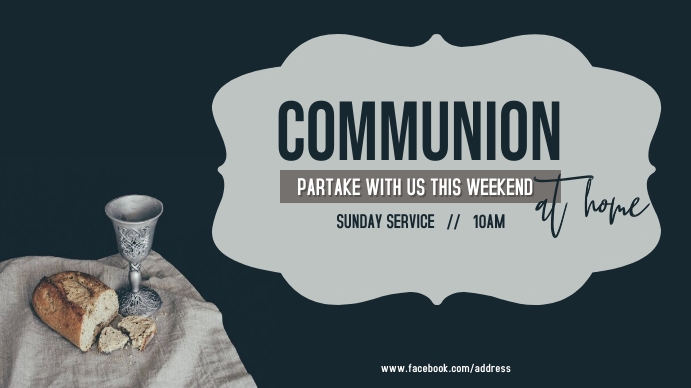 Communion Service Template | PosterMyWall