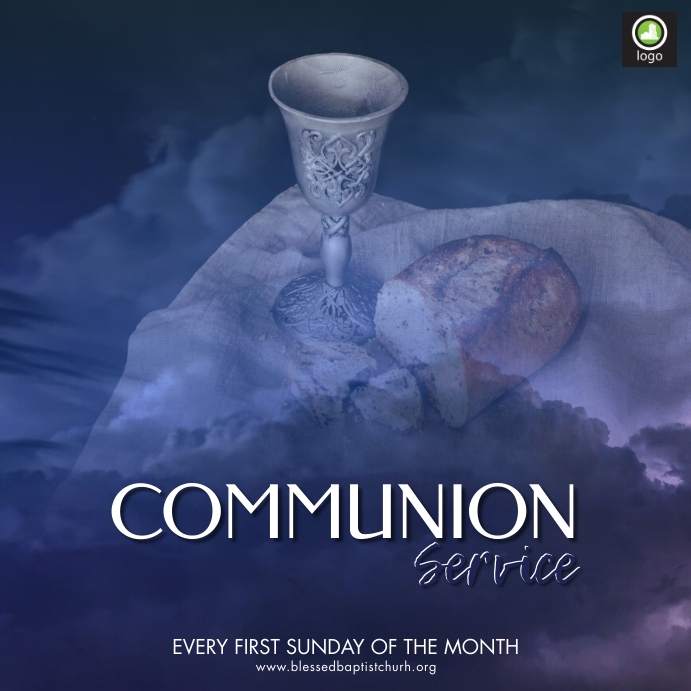Communion Service Template | PosterMyWall
