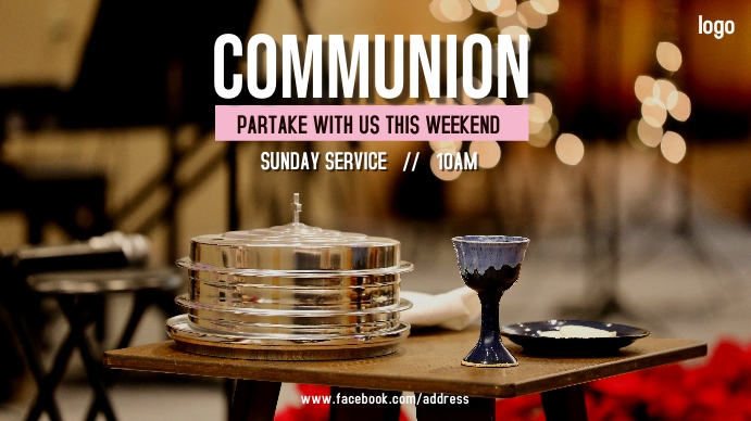 Copy of Communion Service | PosterMyWall
