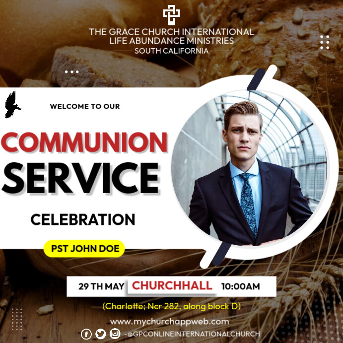 communion service Template | PosterMyWall