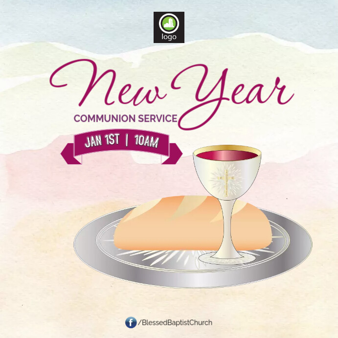Communion Service Template | PosterMyWall