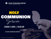 holy communion service flyer Template | PosterMyWall