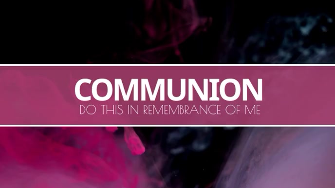 Communion Service video Template | PosterMyWall