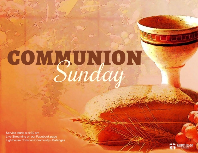 Copy of Communion Sunday | PosterMyWall