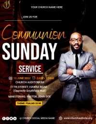 communion sunday Template | PosterMyWall