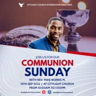 communion sunday Template | PosterMyWall