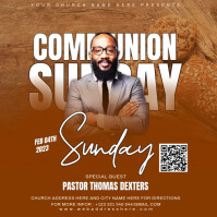 communion sunday service Template | PosterMyWall
