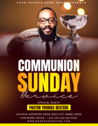 Holy communion service Template | PosterMyWall