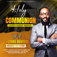 communion sunday service Template | PosterMyWall
