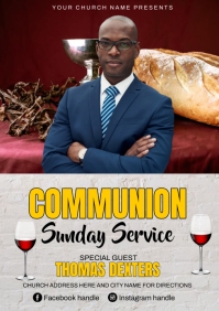 communion sunday Template | PosterMyWall