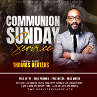 Communion sunday Template | PosterMyWall