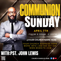 Sunday Service Template | PosterMyWall