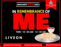 Holy Communion Sunday Template | PosterMyWall