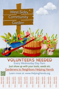 Community Garden Flyer Template | PosterMyWall
