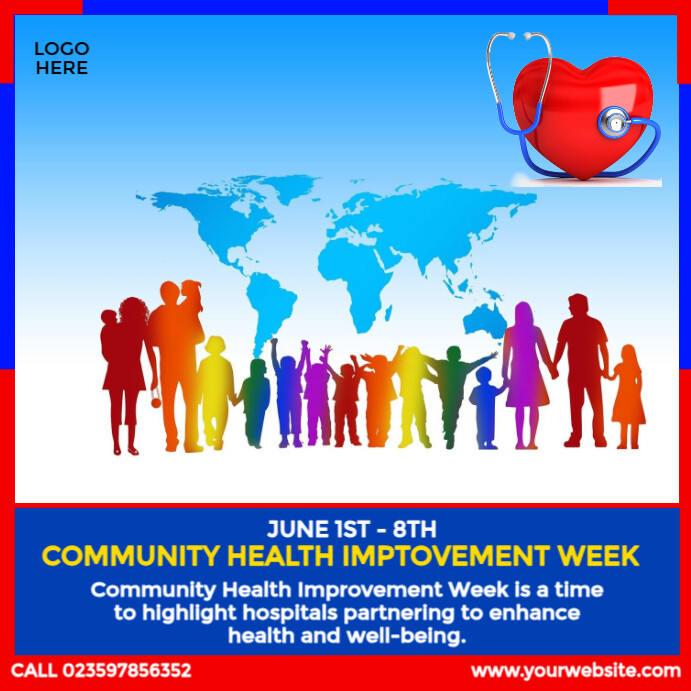 Community Health Improvement Week Template | PosterMyWall