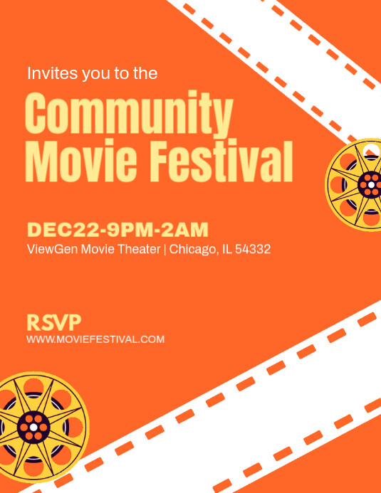 Community Movie Festival Template | PosterMyWall