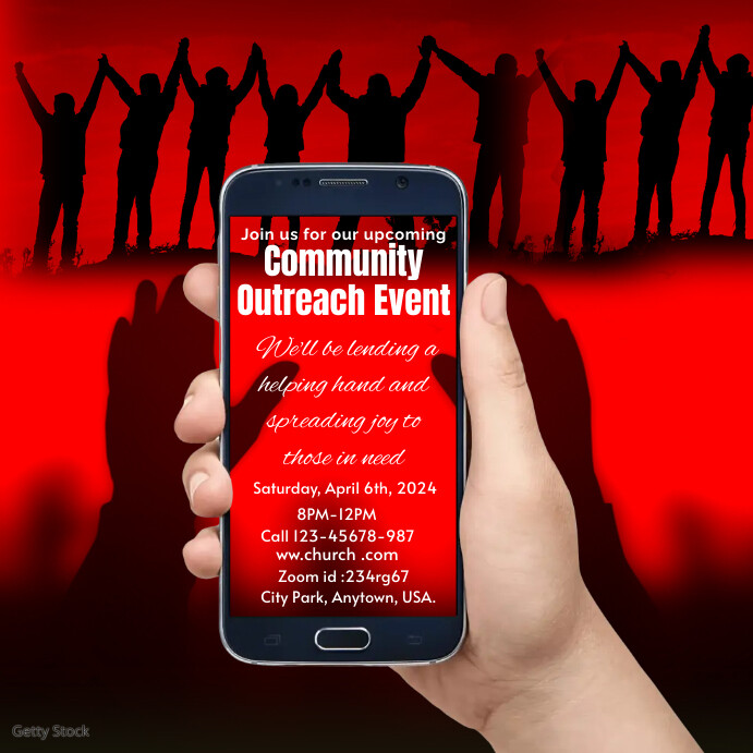 Copy of Community Outreach Event: | PosterMyWall