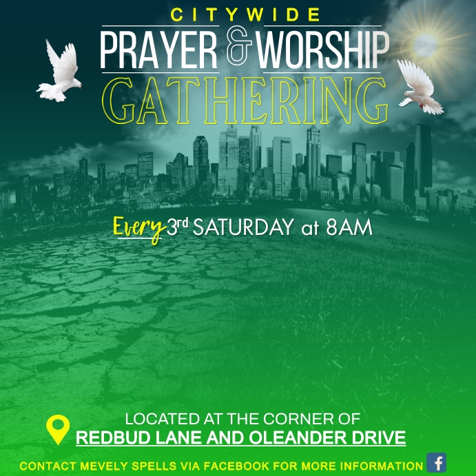 Community Prayer Template | PosterMyWall