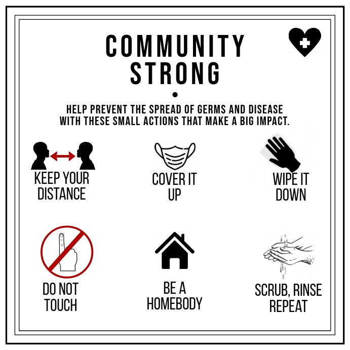 Community Strong Template | PosterMyWall