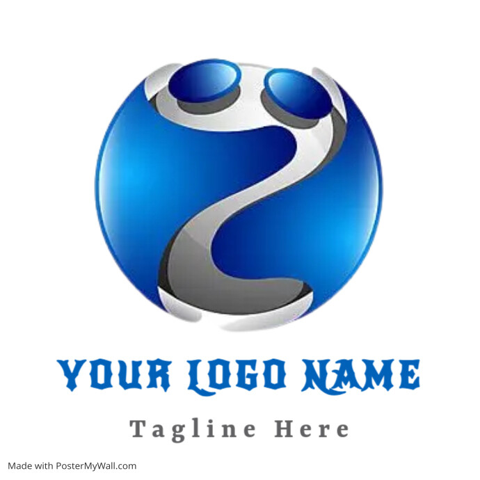 Copy of company and business 3d logo design template | PosterMyWall