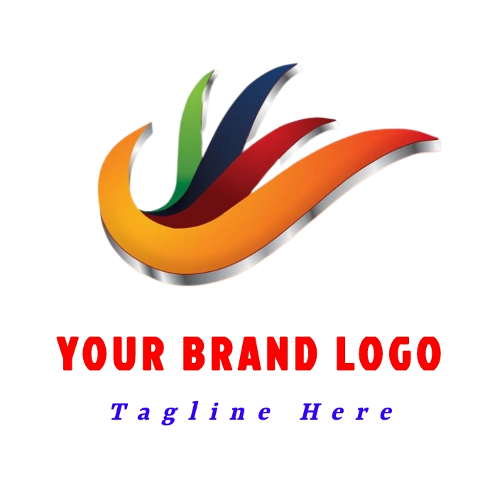 company and business 3d logo design template | PosterMyWall