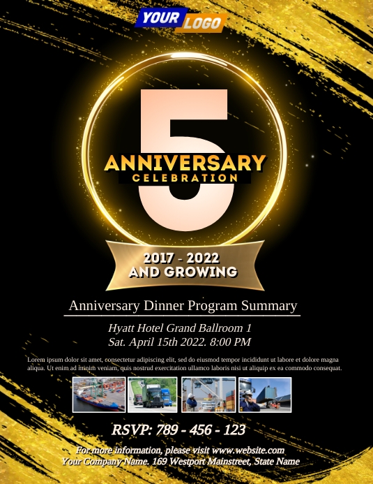 Copy of Company anniversary design | PosterMyWall