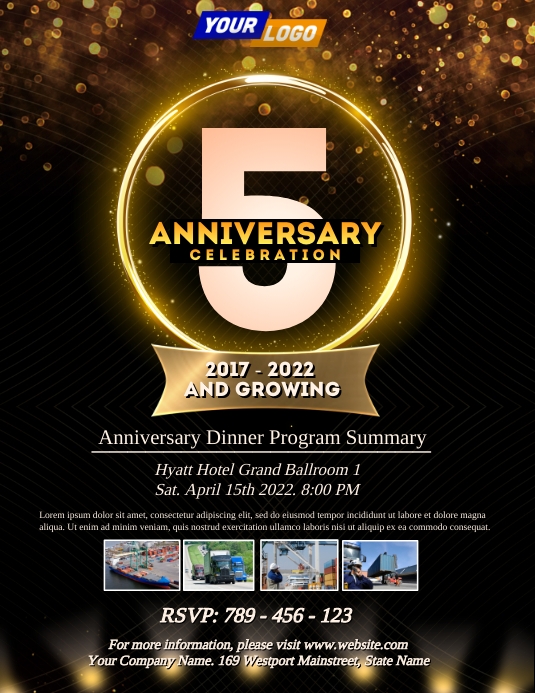 Copy of Company anniversary design | PosterMyWall