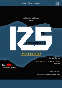 Company anniversary template | PosterMyWall