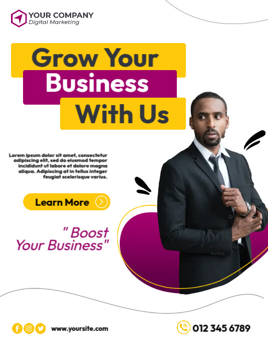 Company Business Marketing Ads Template | PosterMyWall